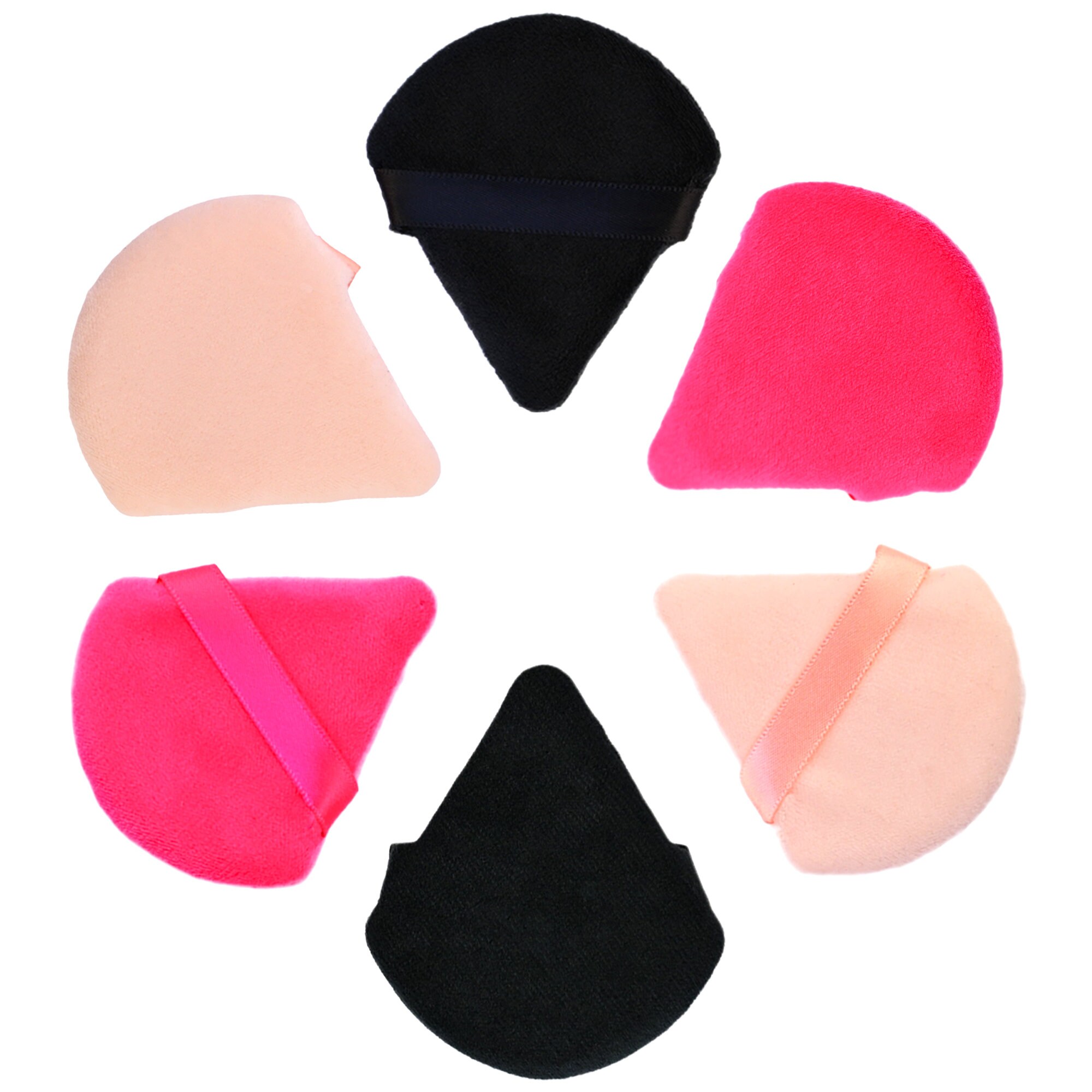 Powder Puff Wedge Makeup Triangle Cotton Puffs - Etsy