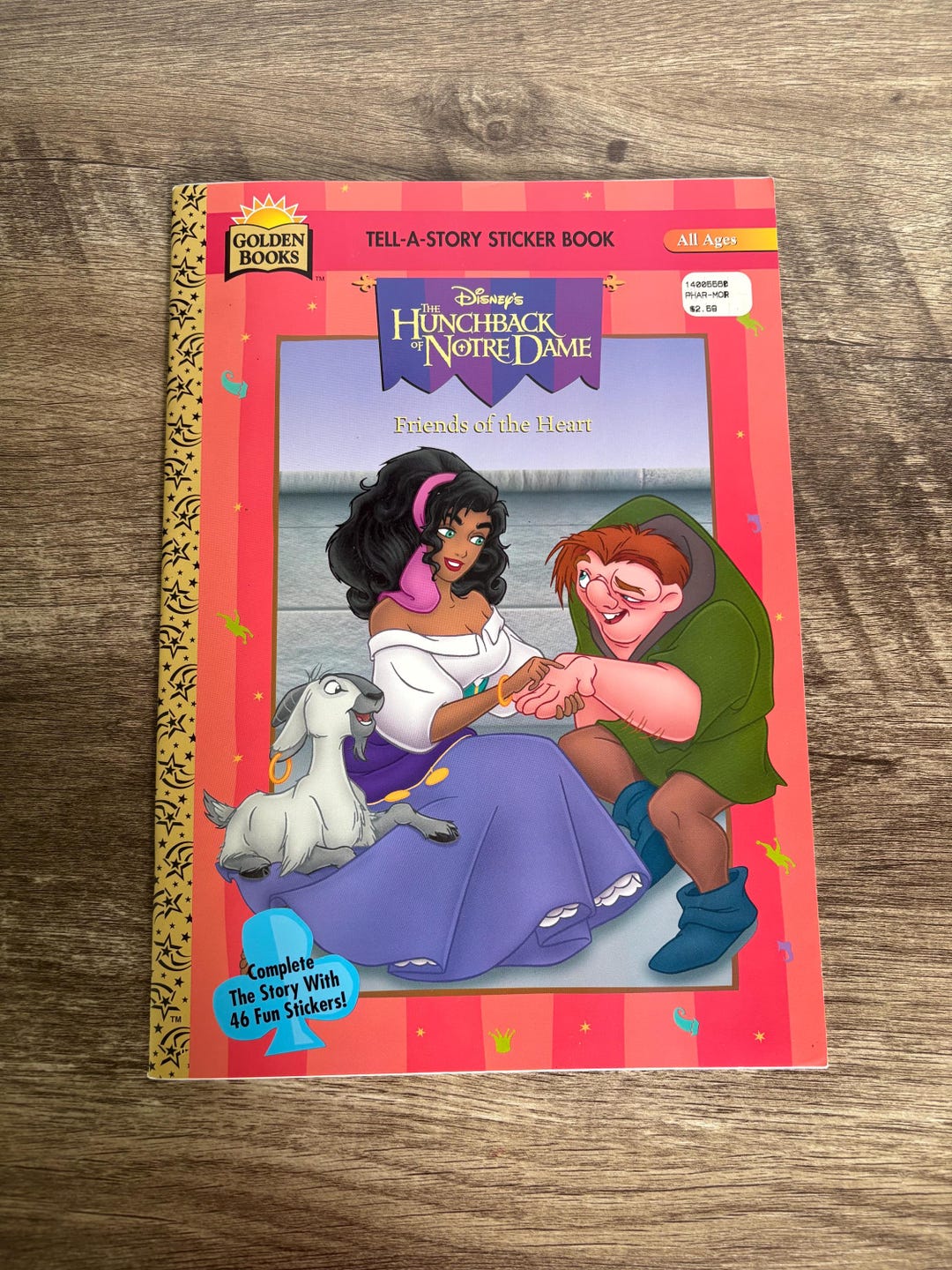 90s Disney Hunchback of Notre Dame Tell-a-story Sticker Book ...