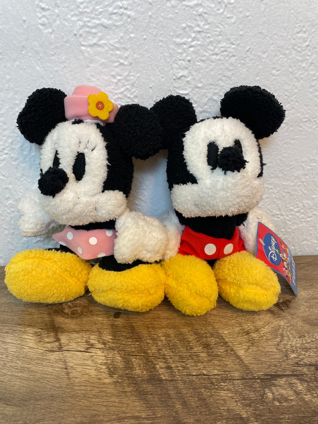 Rare Sega Mickey and Minnie “fuzzy” Set - Etsy