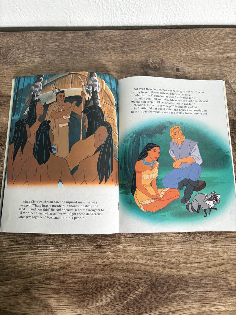 Vintage Disney’s Pocahontas “A Golden Book” – 1995 Illustrated ...