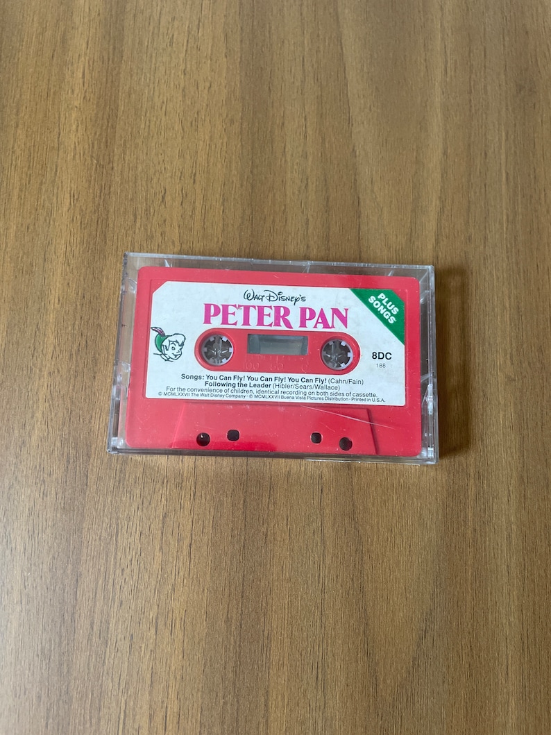 Vintage Peter Pan Cassette Tape - Etsy