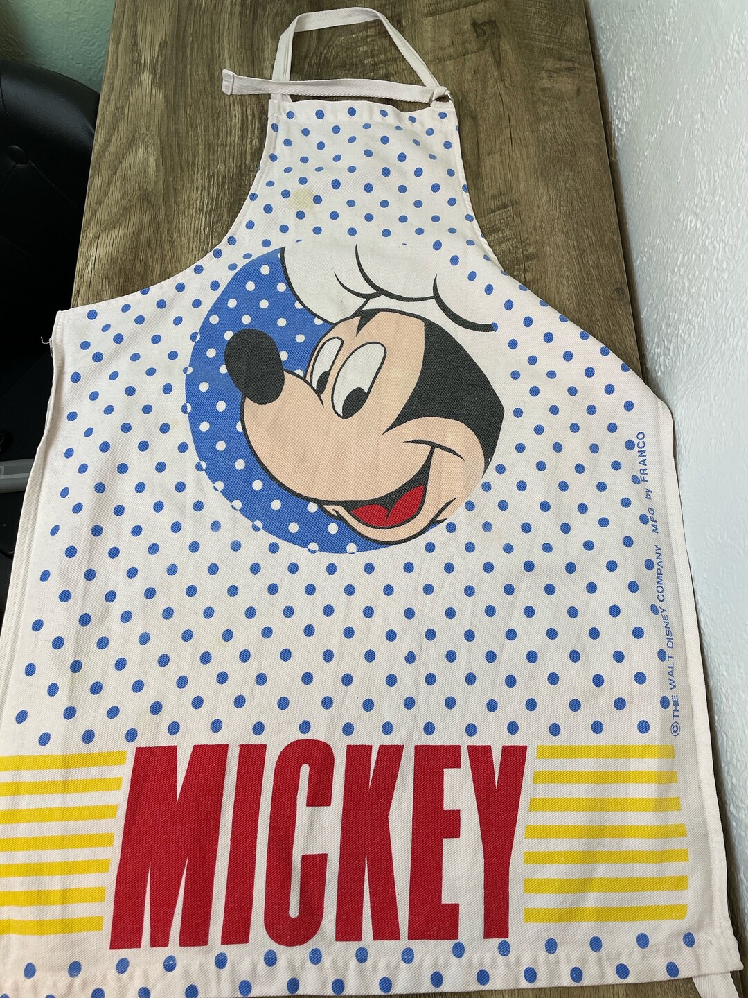 90s Mickey Apron - Etsy