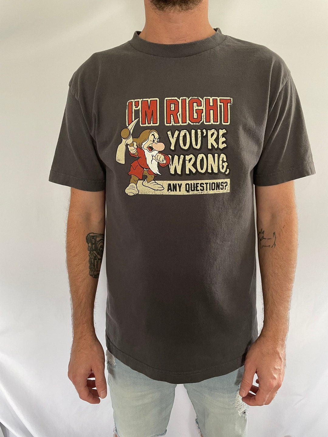 Vintage Grumpy Tee - Etsy