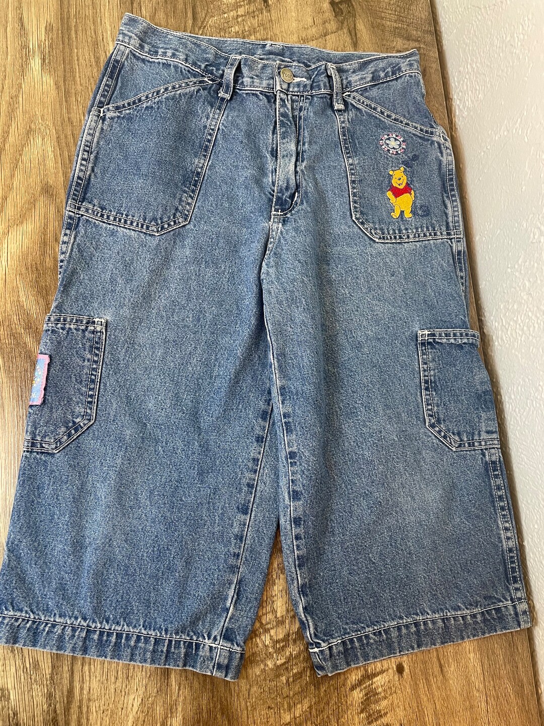 90s Winnie the Pooh Capris - Etsy