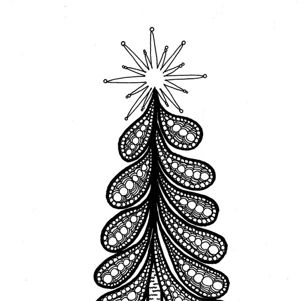 Zentangle Christmas - Etsy