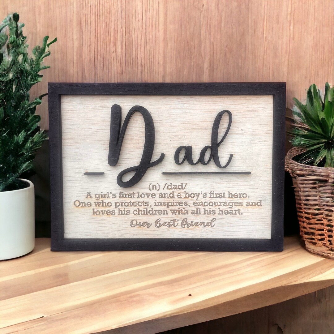 Dad Noun Digital Design Glowforge Ready - Etsy
