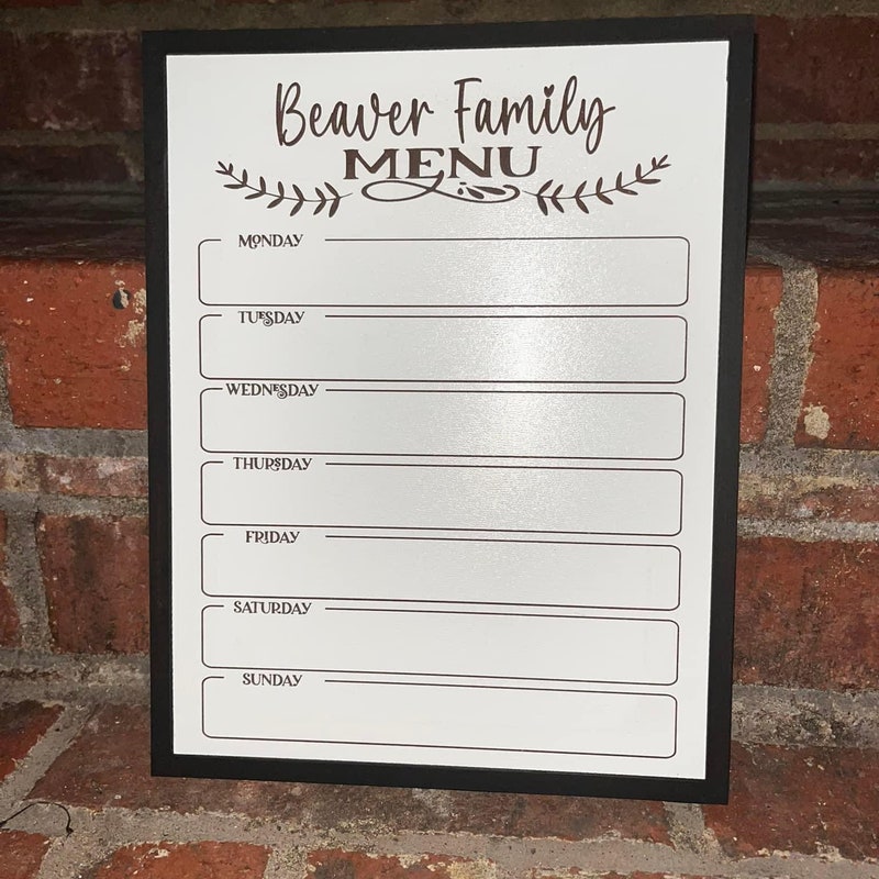 Menu Board for Kitchen - Etsy