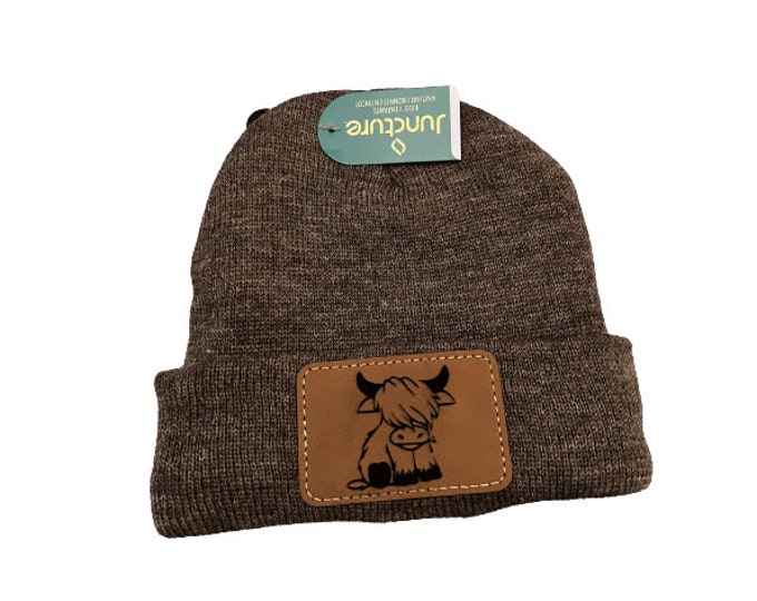 Highland Cow Beanie, Highland Cow Hat,embroidered Adult Hat Unisex ...