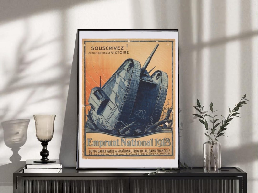 Vintage Victory Poster Wwii Propaganda Art Print Retro Wall Decor ...