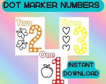 Do a Dot Printables. Dot and Find Numbers Activity. Toddler Colouring ...