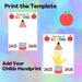 2025 First Day of School Handprint Craft, Kids Keepsakes, Printable ...