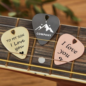 Personalised Guitar Pick,custom Guitar Pick,metal Plectrum,engraved ...