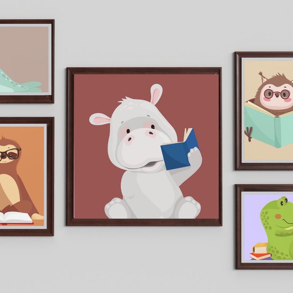 Reading Wall Decals - Etsy