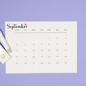 Months of the Year Planner Stickers, Cute Printable Planner Stickers ...