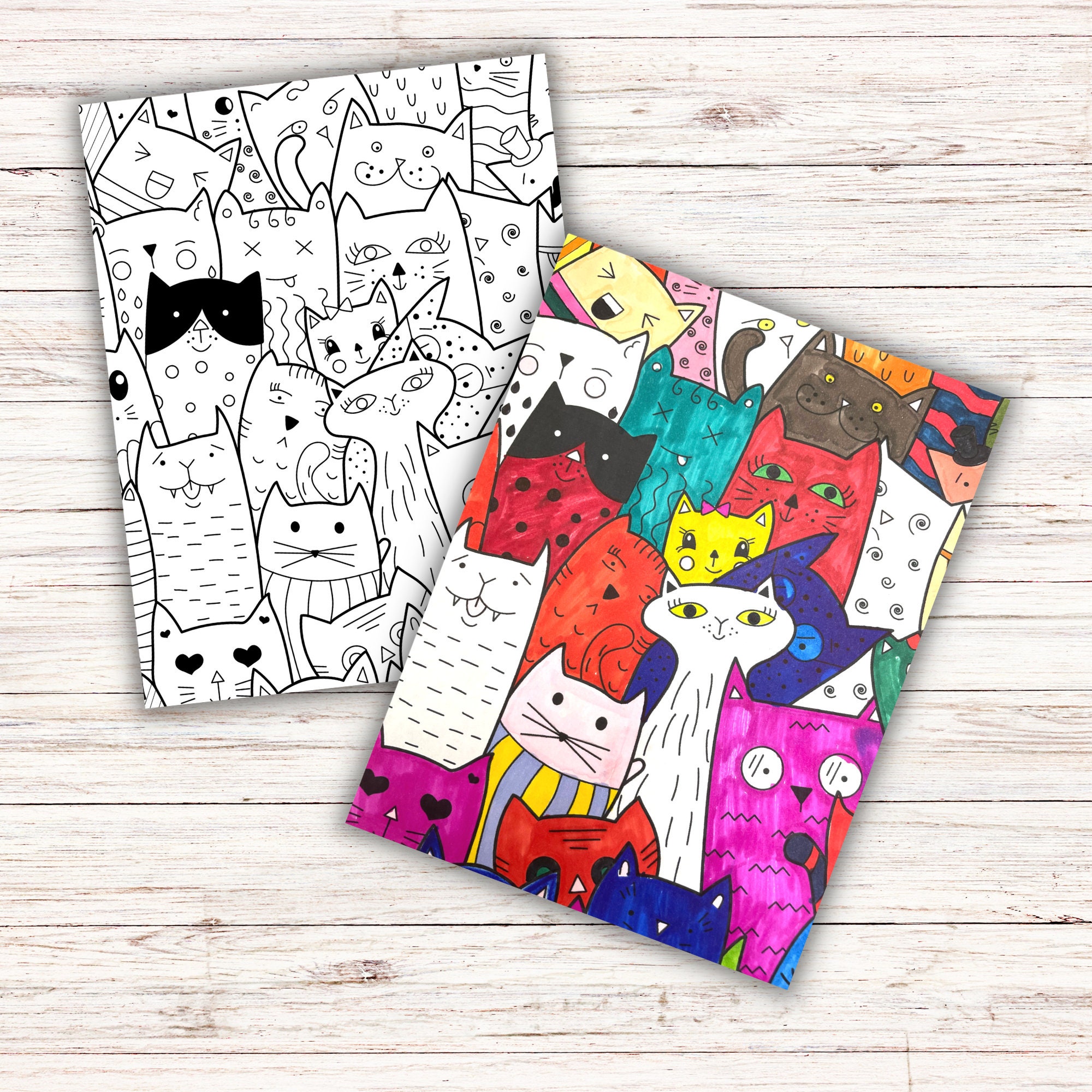 Cat Doodle Pages, Cat Coloring Pages, Coloring Pages, Coloring Pages ...