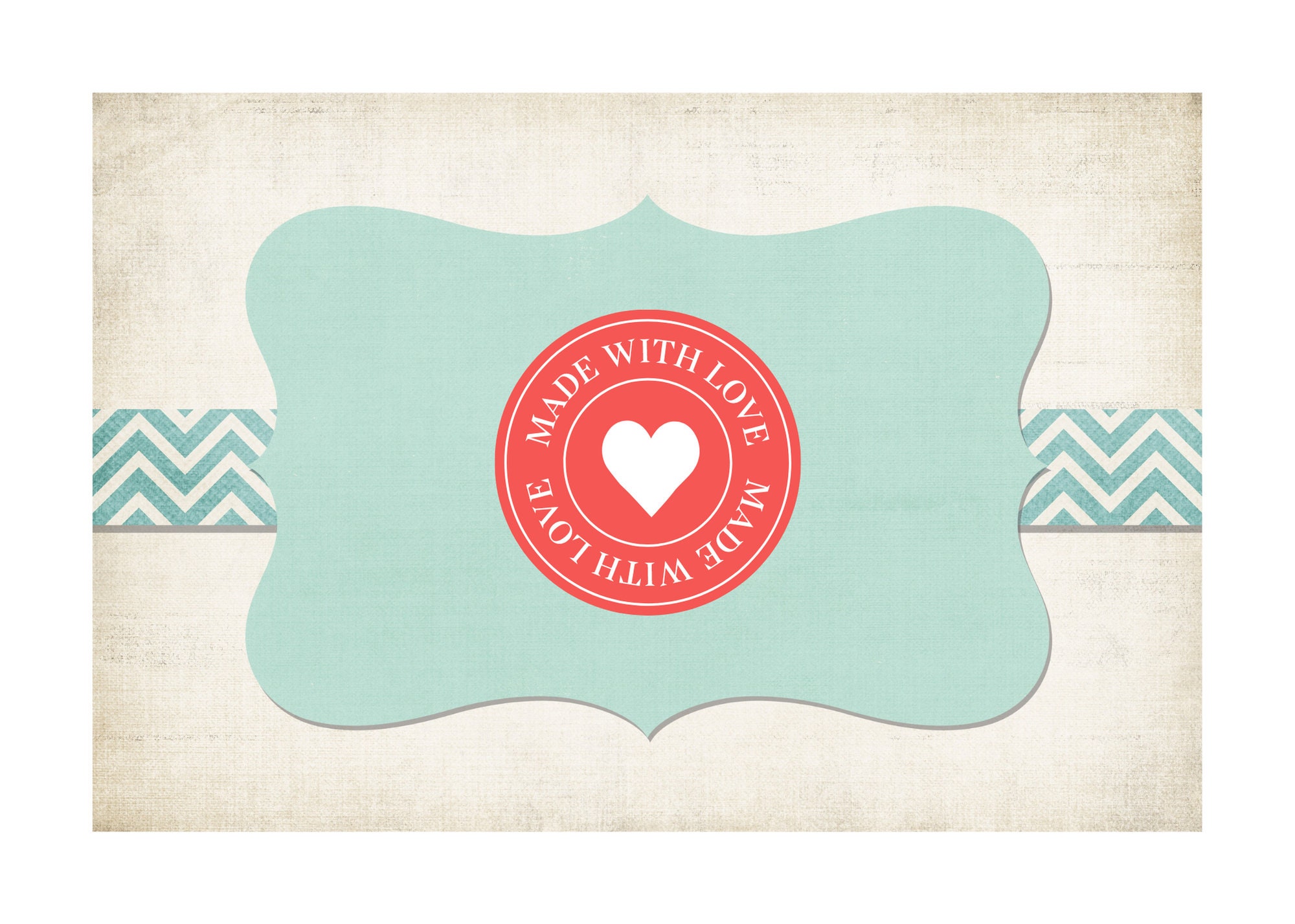 Handmade With Love Sticker Bundle, SVG Digital Download, Stickers for ...