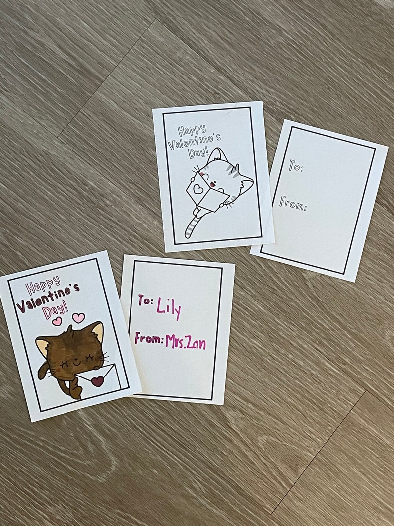 Koala Valentine Cards for Kids, Kids Valentine Cards, Animal Valentine ...