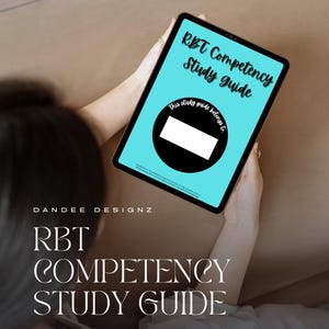 RBT Competency Study Guide - PDF Download - Etsy