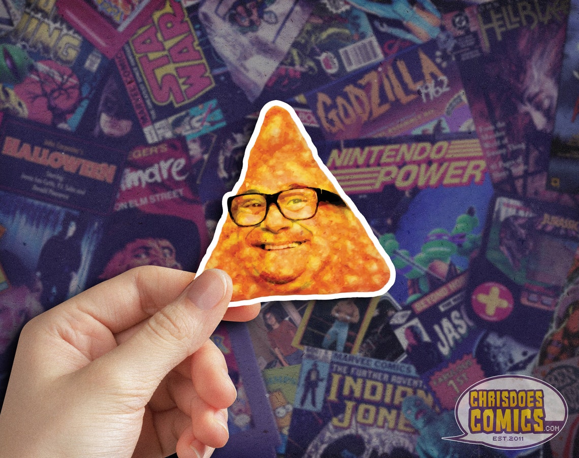 Danny Dorito Devito Funny Meme Vinyl Decal Sticker - Etsy