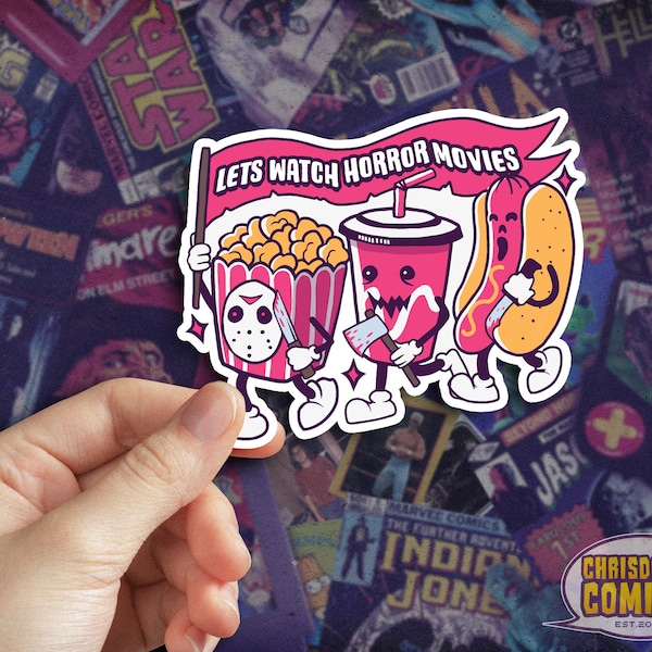 Horror Vintage Sticker - Etsy