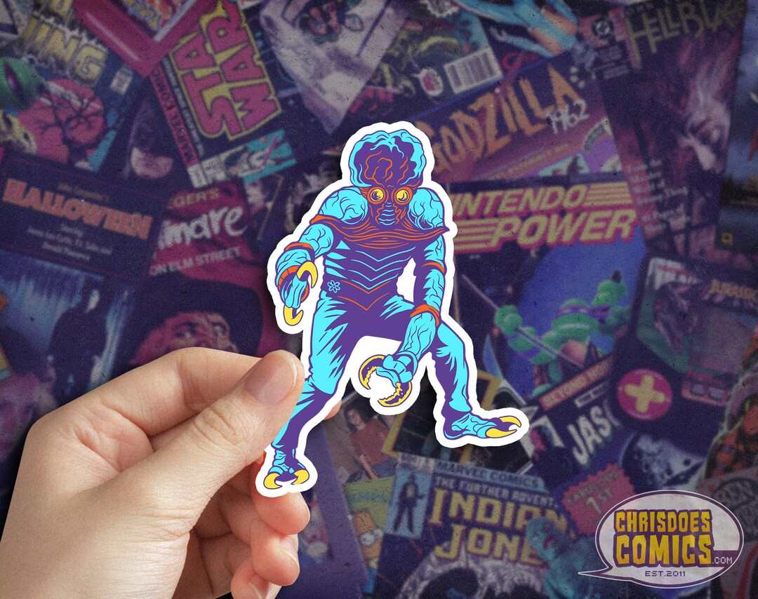 Alien Mutant Sticker, Horror Sticker, Horror Car Sticker, Monster ...