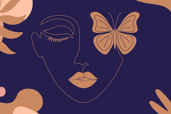 Navy Blue Desktop Wallpaper Beautiful Wallpaper Cute - Etsy