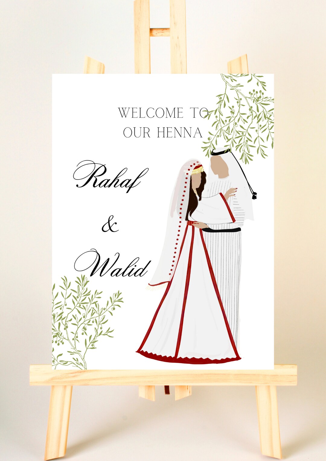 Palestinian Wedding Sign-wedding Backdrop Palestinian Henna-palestinian ...
