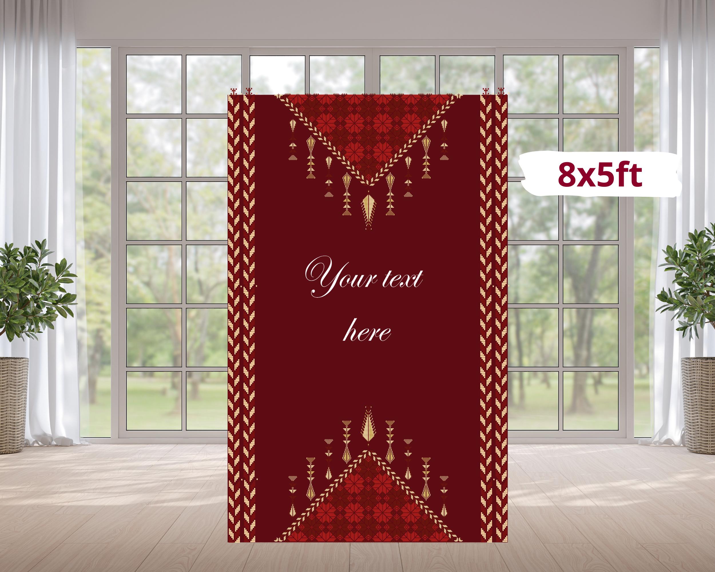 Printable Palestinian Henna Sign-printable Palestinian Henna Backdrop ...