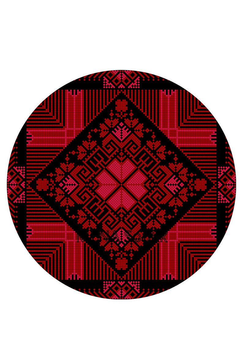 Palestinian Patterns-toppers for Cakes-henna Party-palesitnian ...