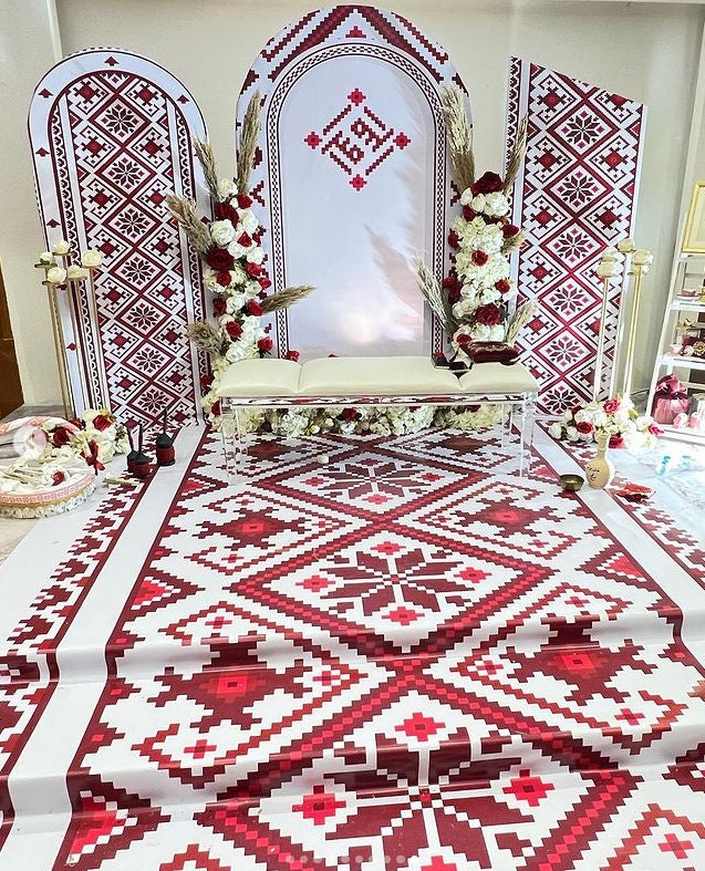 Printable Palestinian Henna Sign-printable Palestinian Henna Backdrop ...