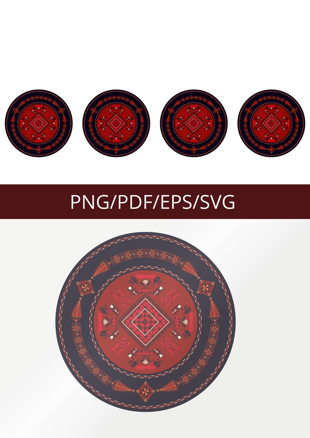 Tatreez Pattern Png/pdf/eps-palestinian Embroidery-palestinian Henna ...