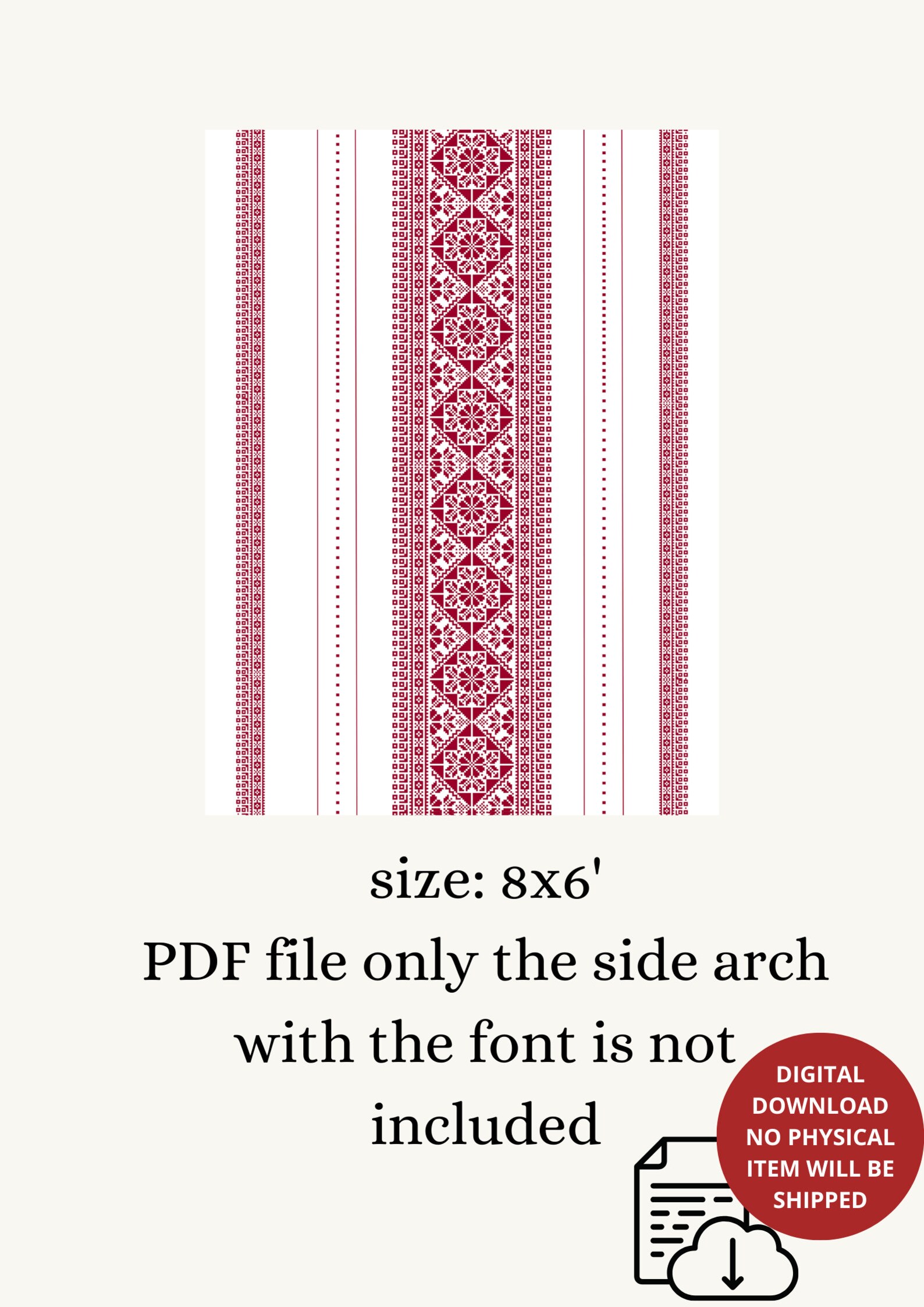 Printable Palestinian Henna Backdrop-henna Party-palestinian Wedding ...