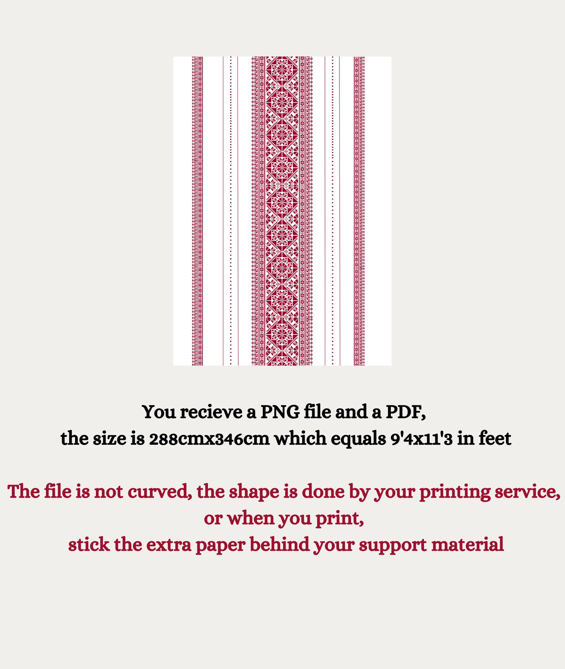 Printable Palestinian Henna Backdrop-henna Party-palestinian Wedding ...