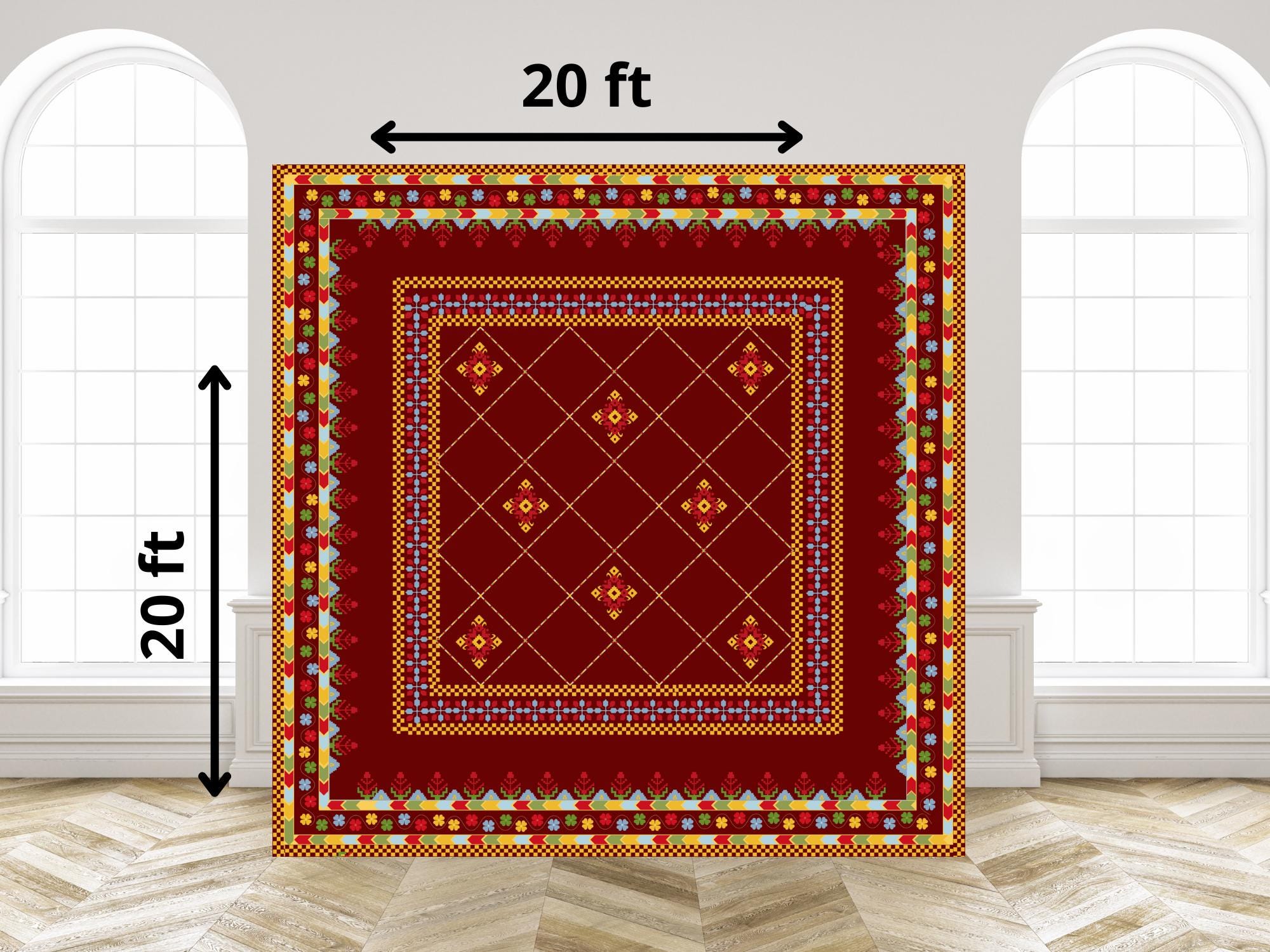 Printable Palestinian Henna Sign-printable Palestinian Henna Backdrop ...