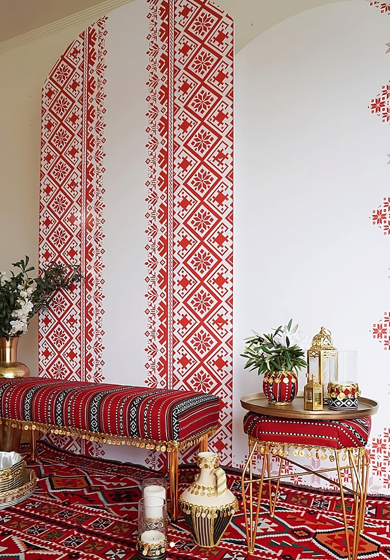 Printable Palestinian Henna Sign-printable Palestinian Henna Backdrop ...