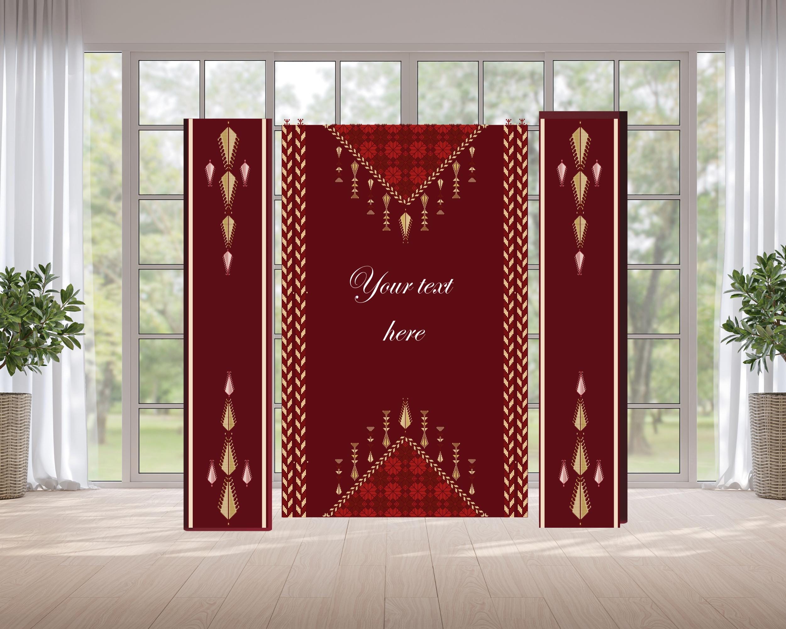 Printable Palestinian Henna Sign-printable Palestinian Henna Backdrop ...