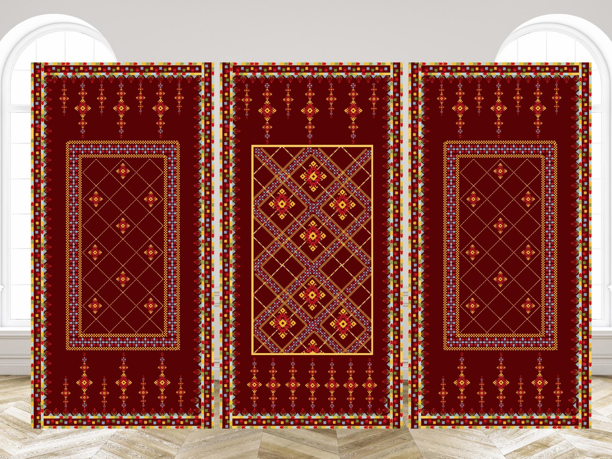 Printable Palestinian Henna Sign-printable Palestinian Henna Backdrop ...