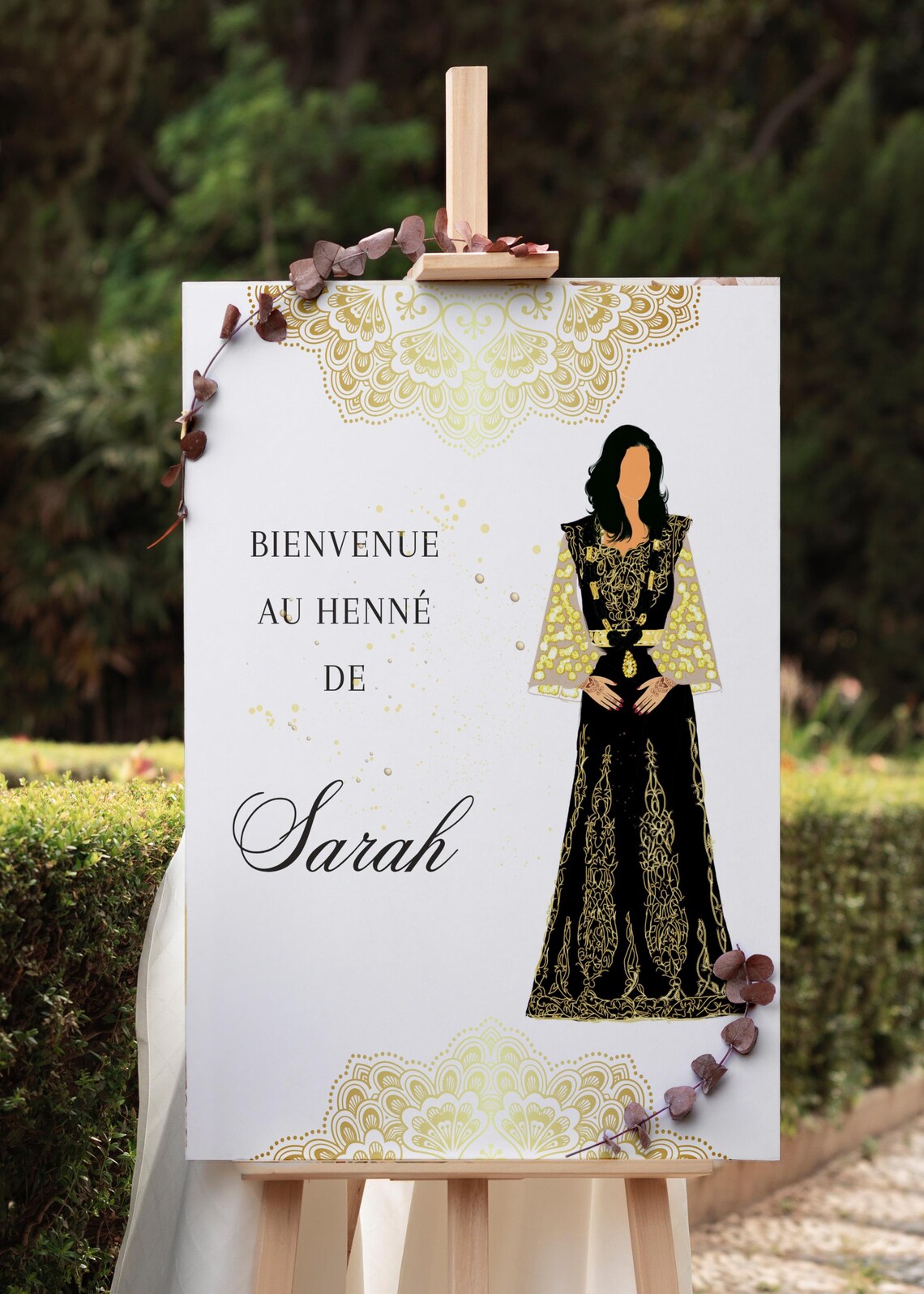 Printable Panel for Constantinois Henna- Algerian Wedding-algerian ...