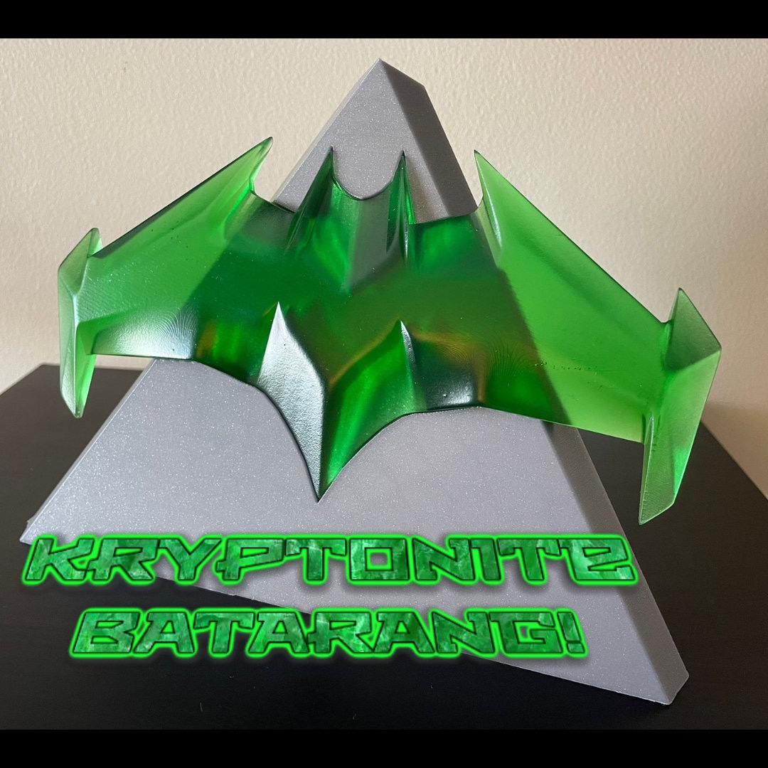Wayne Tech Kryptonite Batarang - Etsy