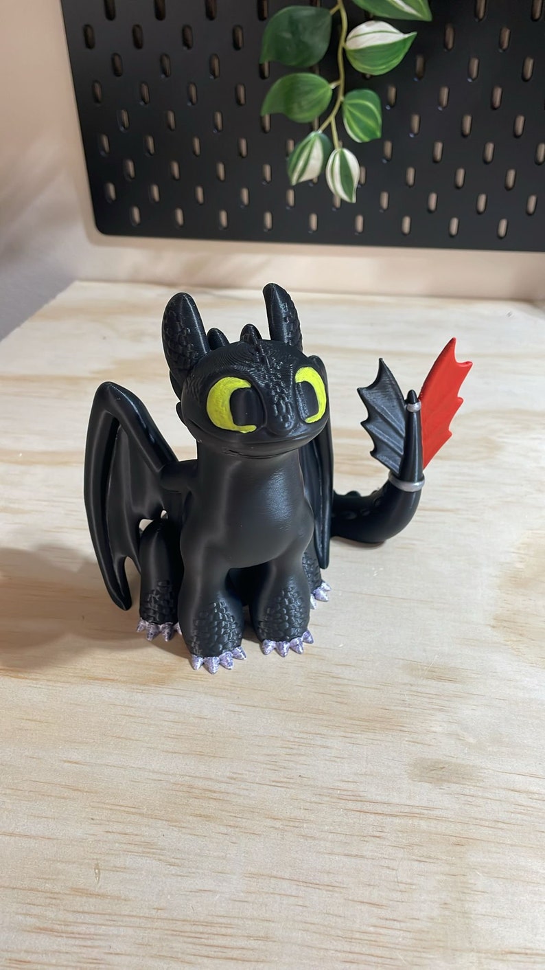 Toothless Desk Ornament 6 Inches Tall - Etsy