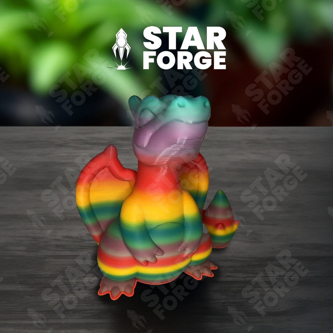 3D Printed Pokémon Rainbow Statues Pokémon 3D Print Statue Pokémon Gift ...