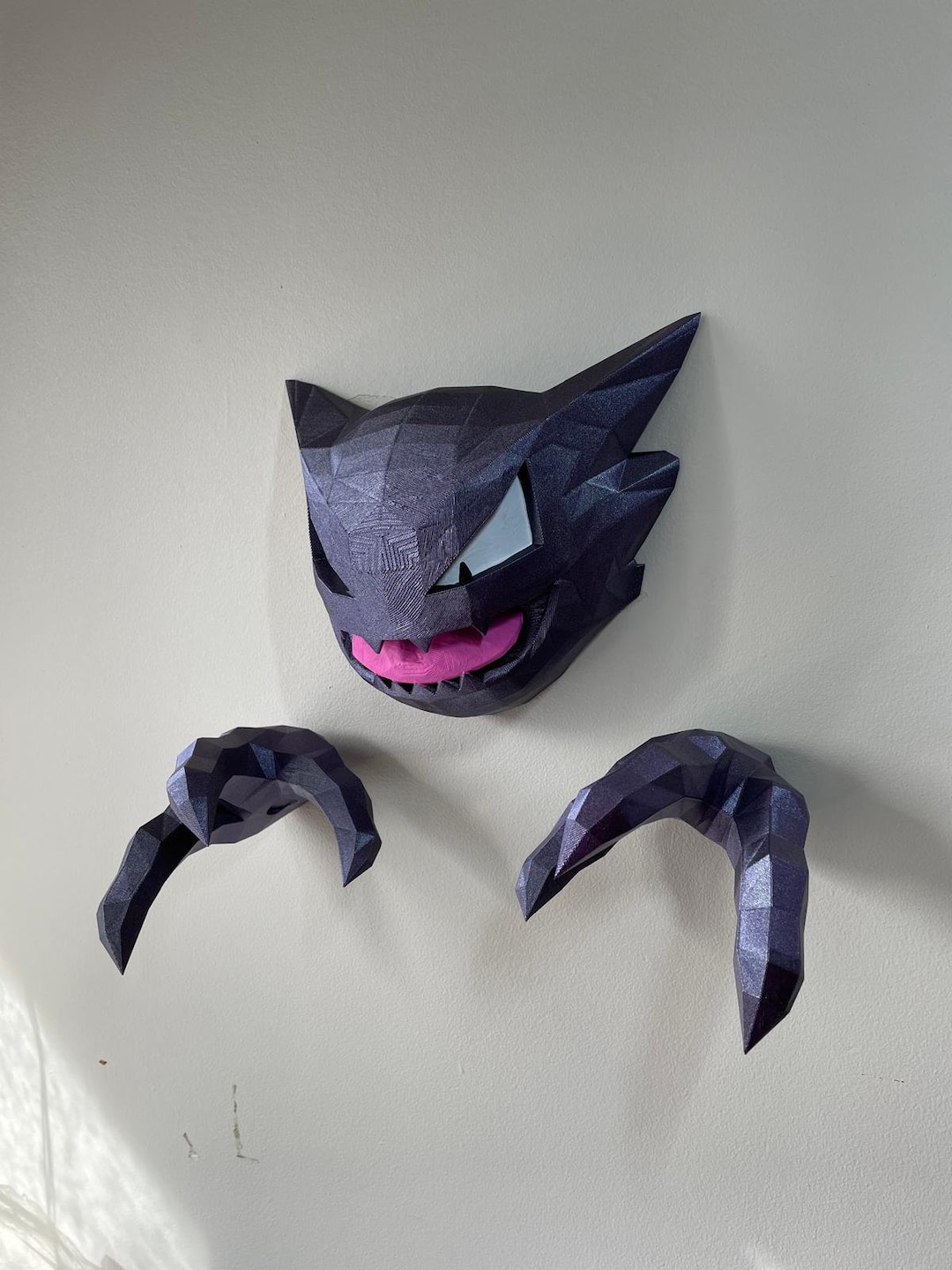 Haunter Pokémon Wall Mounted Decoration (3D Print) - Etsy