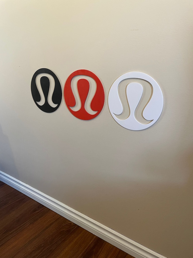 Lululemon Logos multiple Colors 9.5 Inch Diameters - Etsy