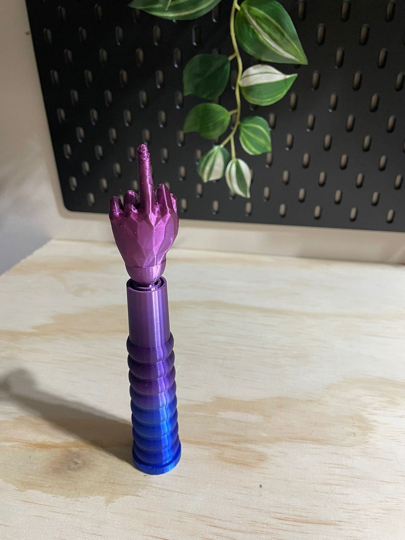 Collapsing Middle Finger (3D Print, 15 Inches Long Extended) - Etsy