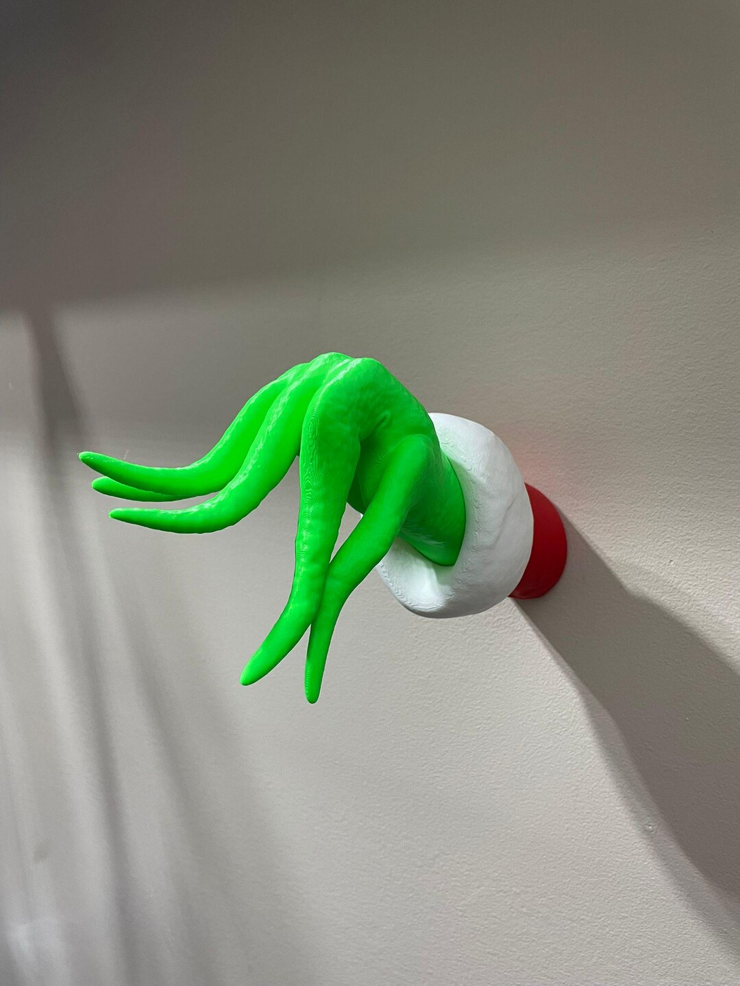 3D Printed Grinch Hand Christmas Ornament | 2 Size Options 10 & 12.5 ...