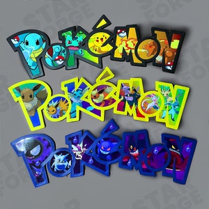 Pokemon Logo Desk & Wall Lamp - Etsy