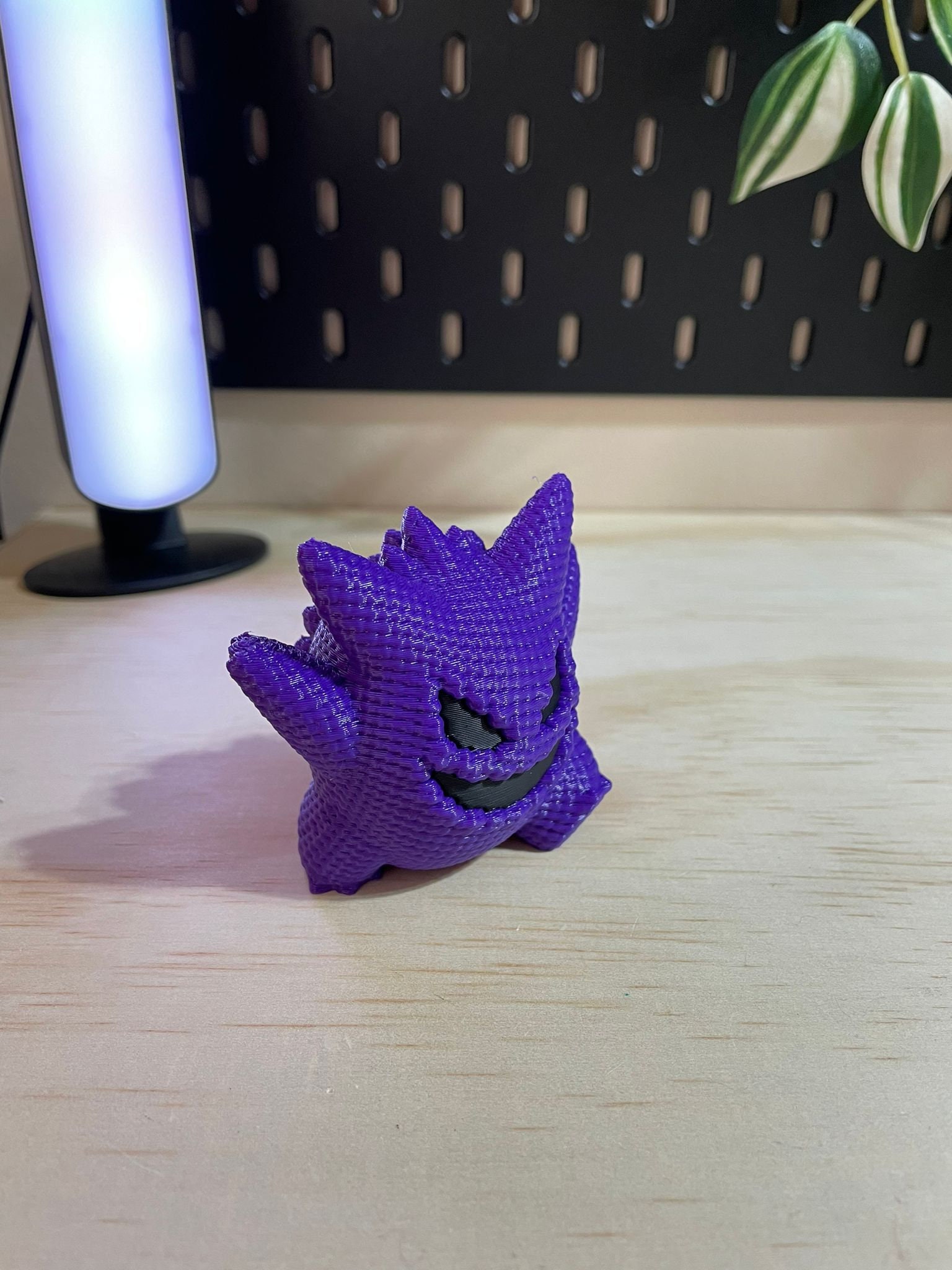 Burlap Spooky Gengar purple Edition - Etsy