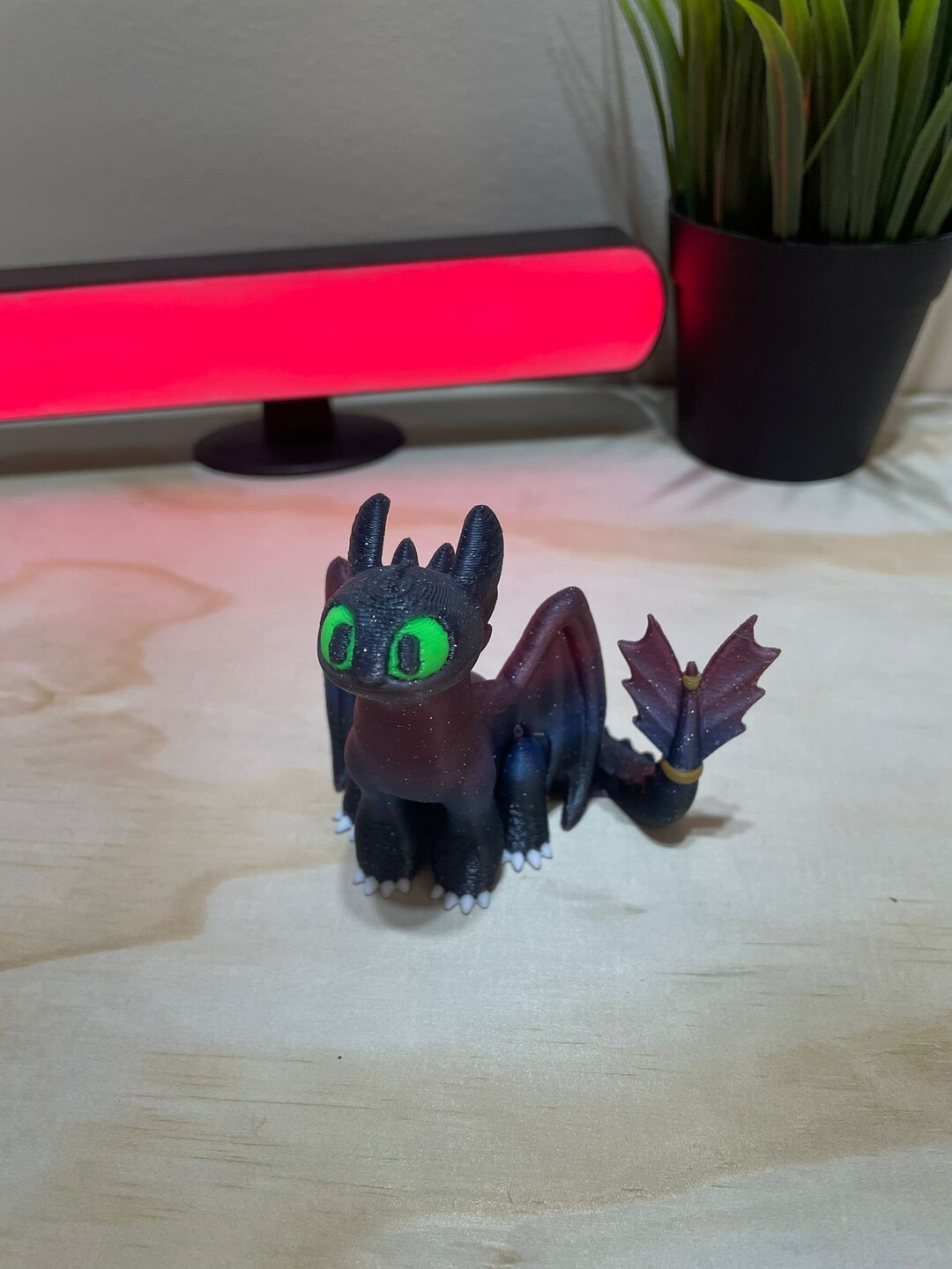 Toothless Desk Ornament (3, 6, and 9” Inch Options) - Etsy