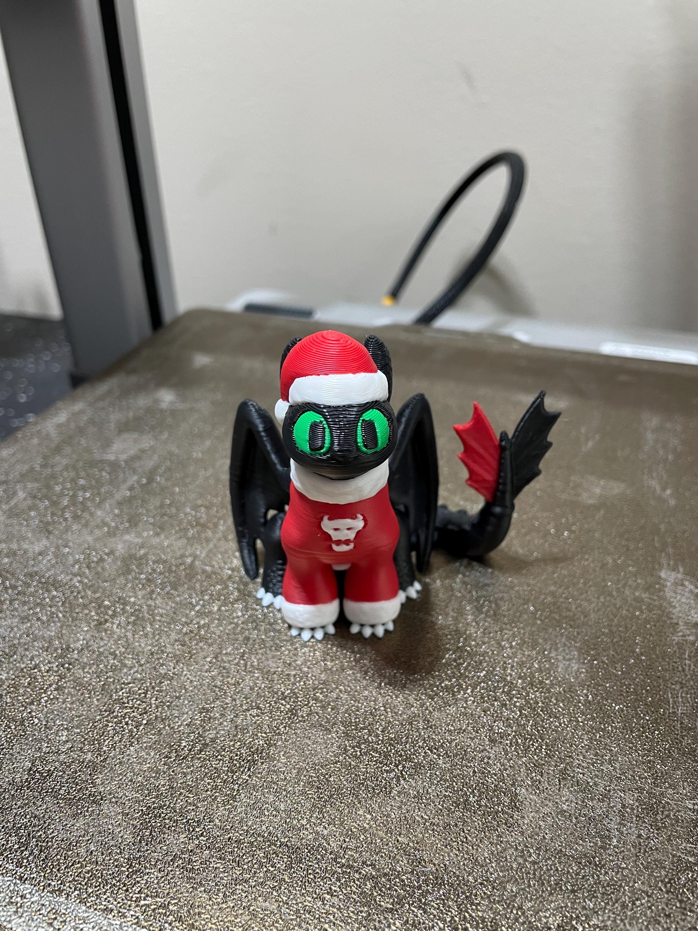 Toothless (christmas Sweater) & Light Fury Desk Ornaments! - Etsy