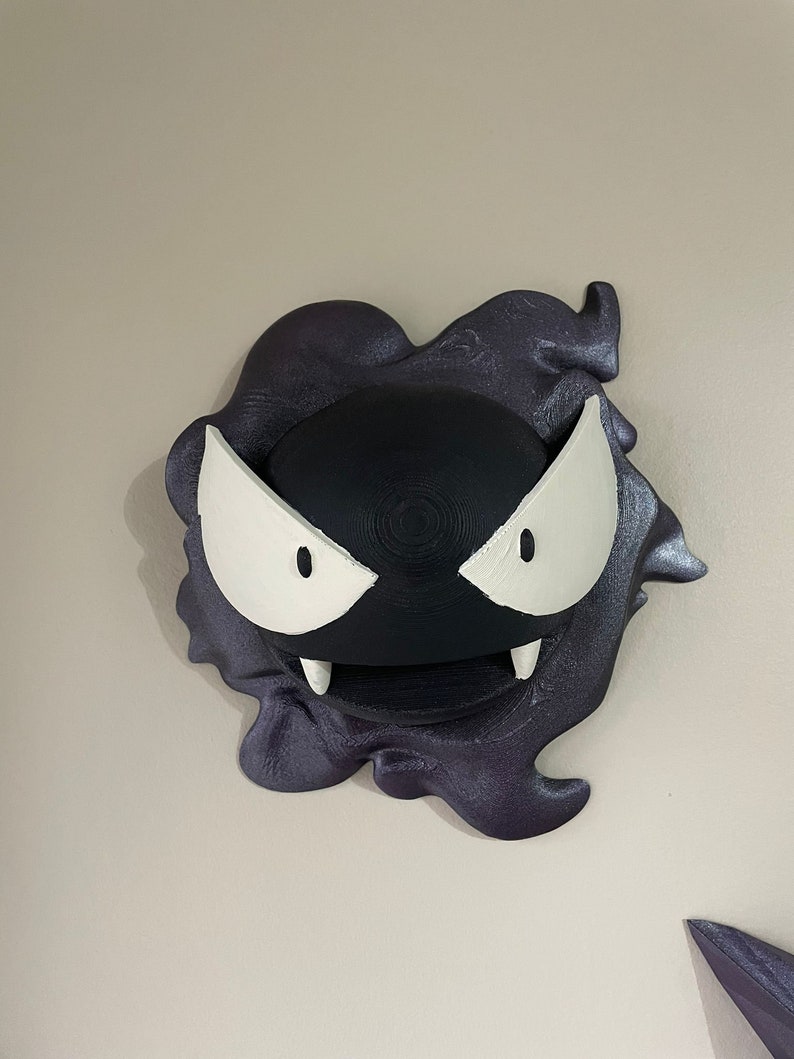 Haunter, Gengar & Ghastly Pokémon Wall Mounted Decorations (triple Pack ...